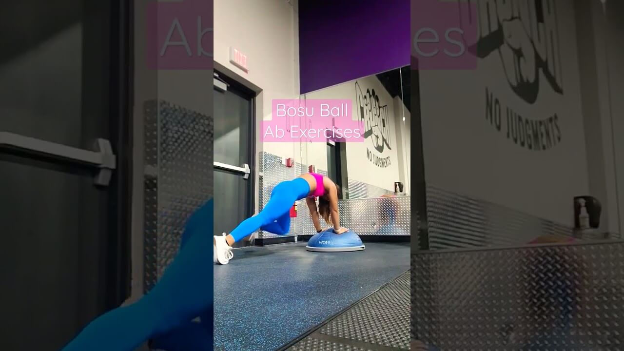 Bosu Ball Ab Exercises 10 x 4 - Pinay Fit